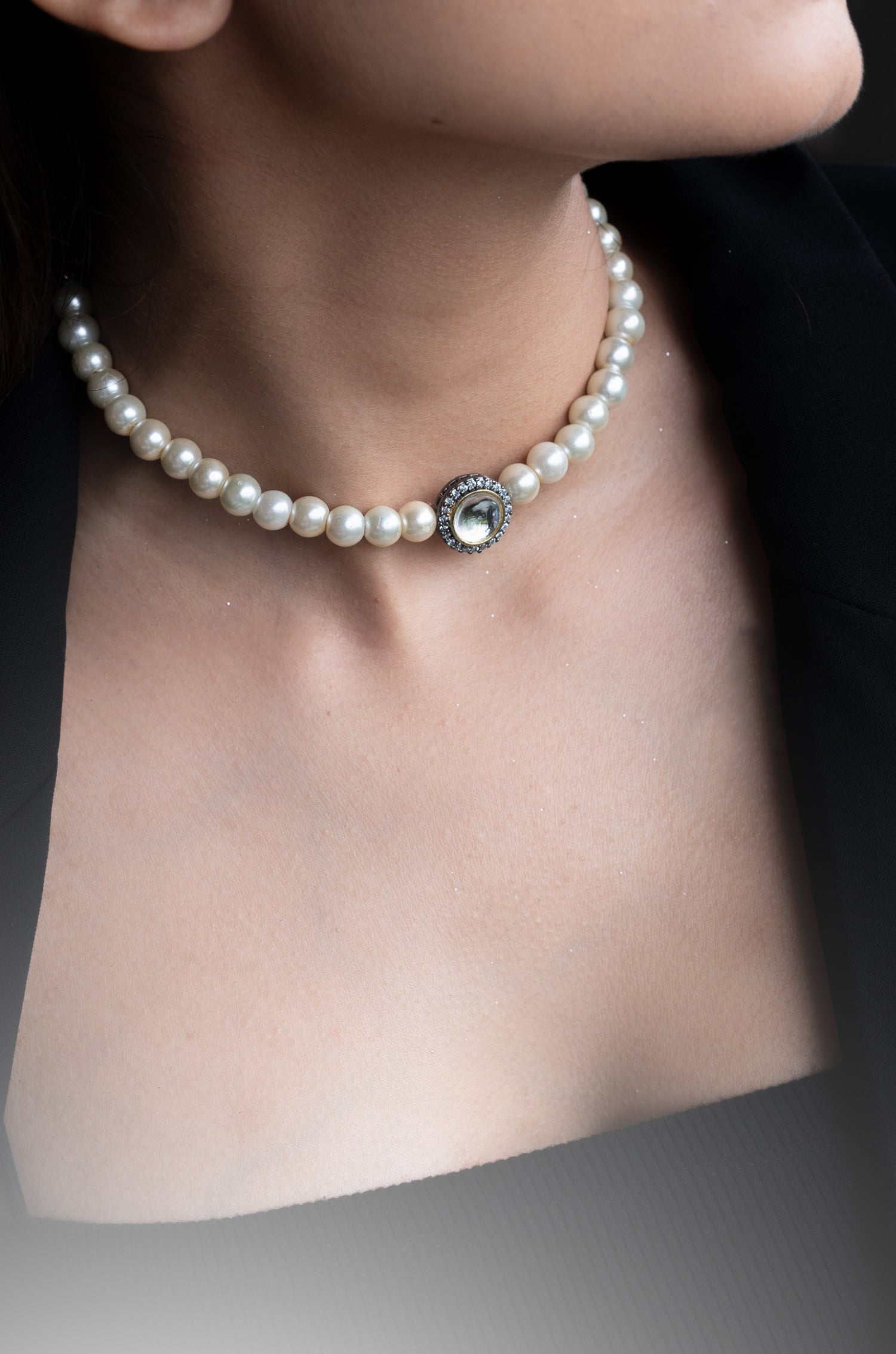 Kyra Polki Pearls Necklace – Do Taara