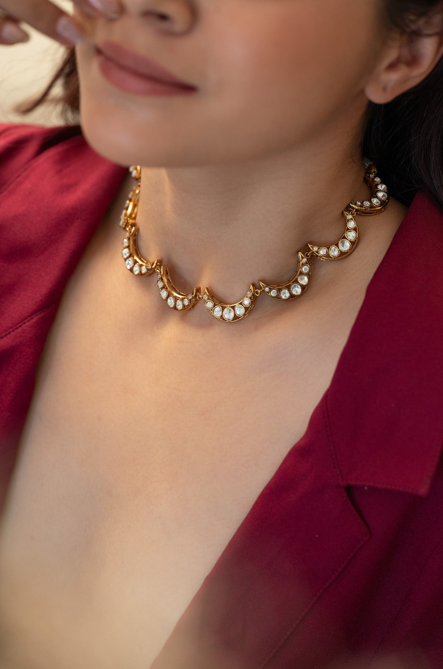 Shibra Polki Necklace Set – Do Taara