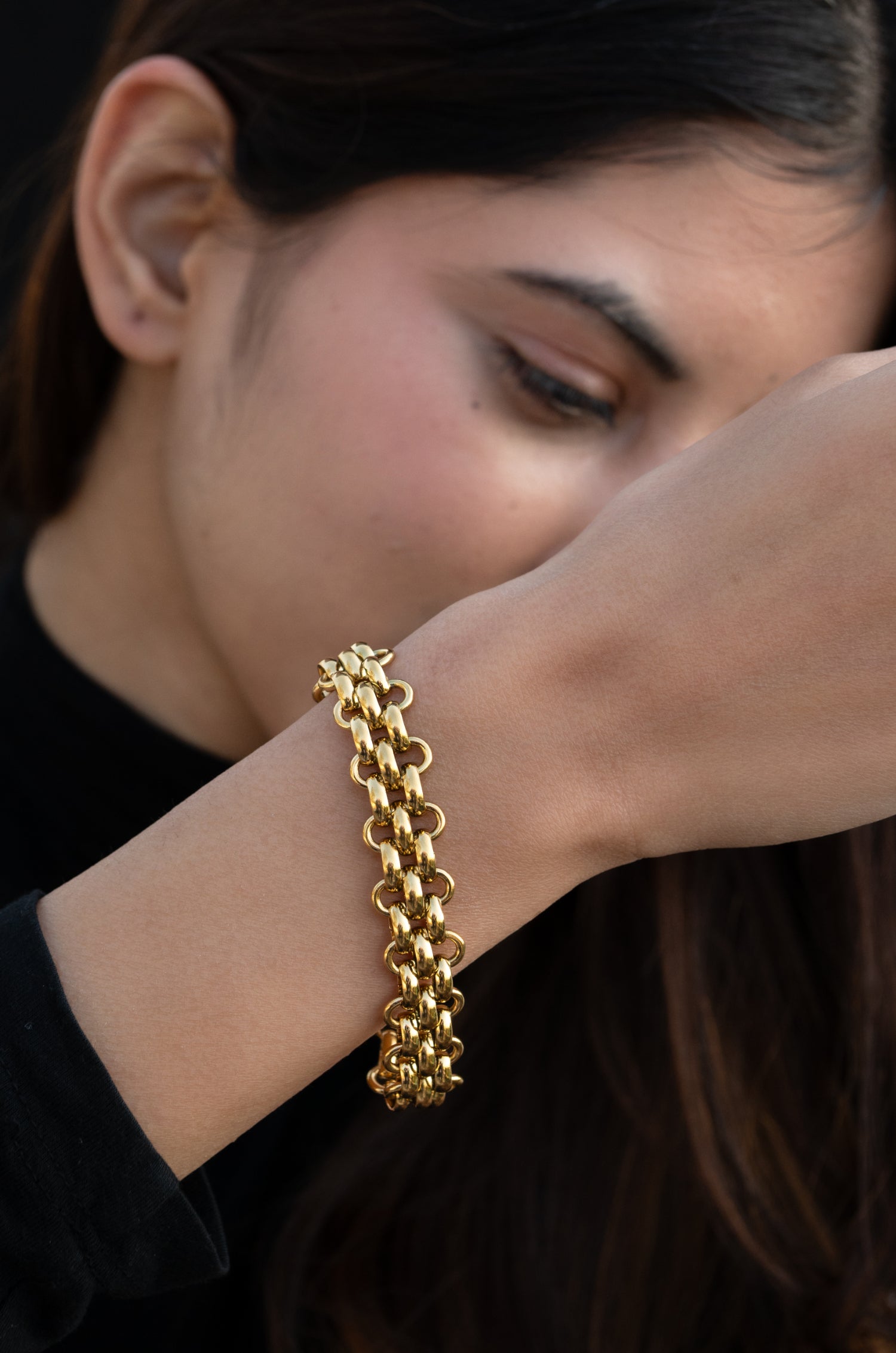 Valencia Gold Chain Bracelet – Do Taara