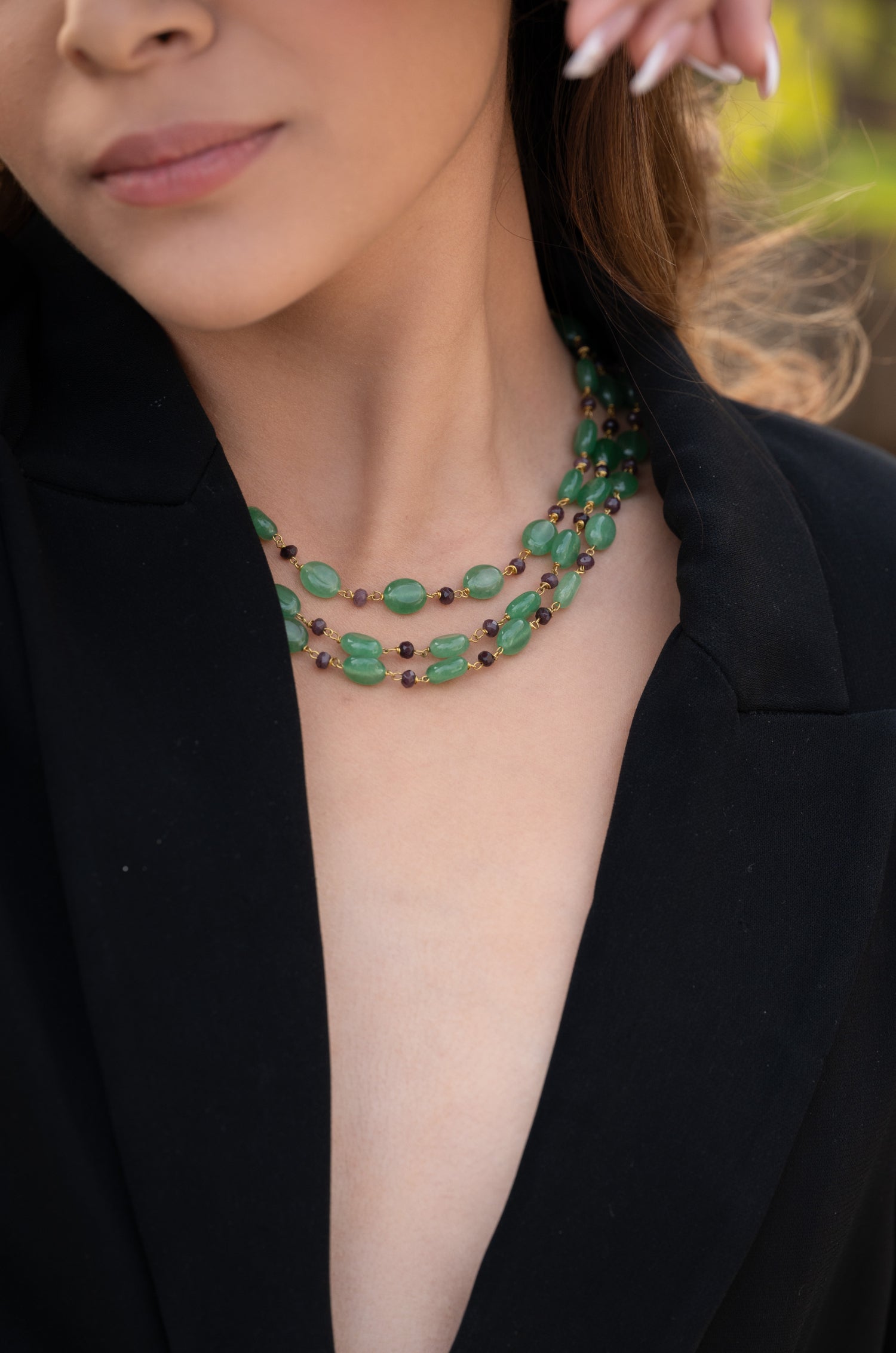 Lithiya Layered Necklace – Do Taara
