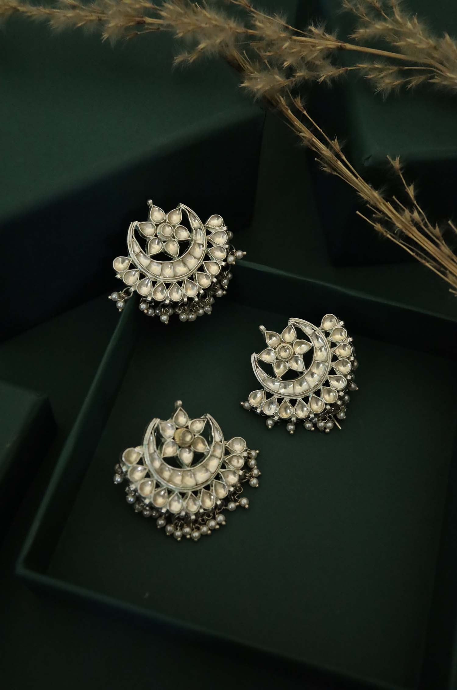 Zakina Silver Braid Pins – Do Taara