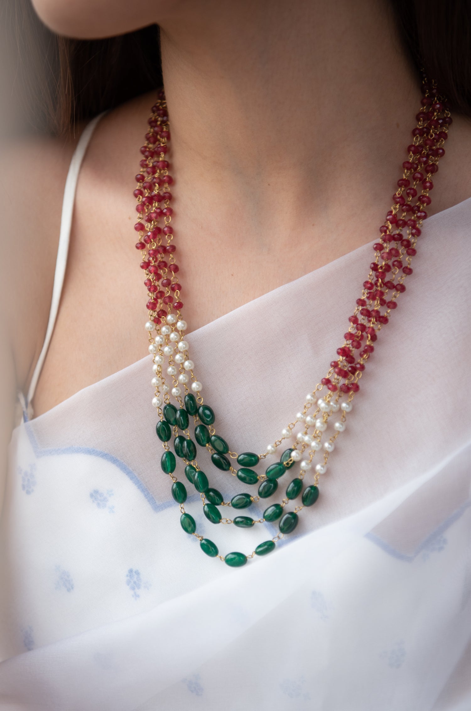 Mya Multilayered Necklace – Do Taara
