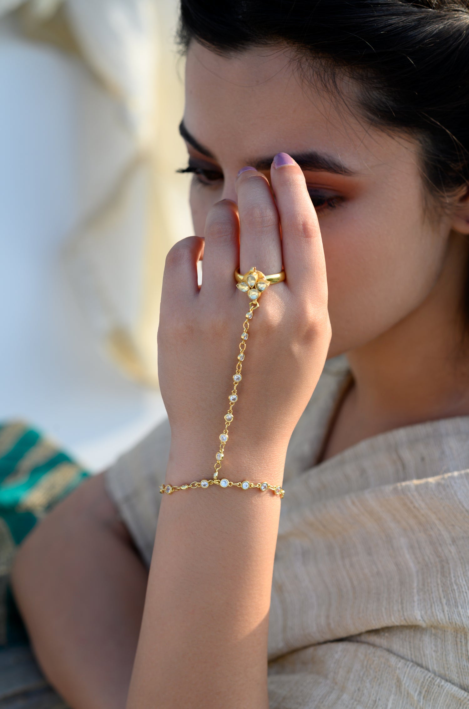Mae Delicate Hathphool Bracelet – Do Taara